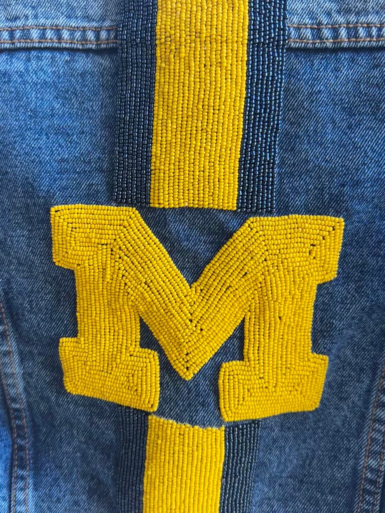 Custom College Jean Jacket - Etsy