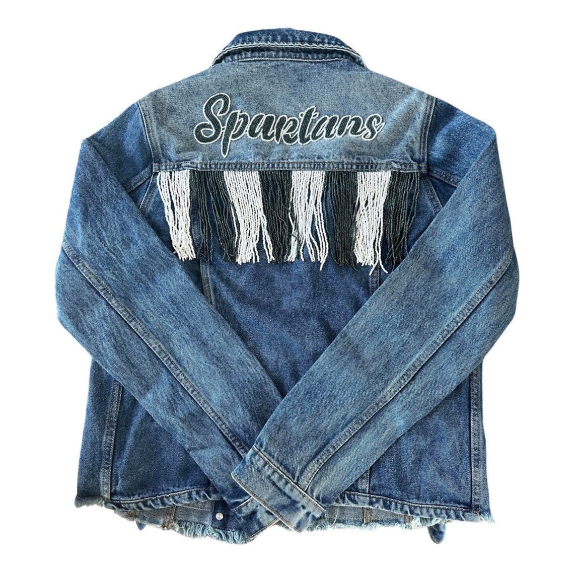 Custom College Jean Jacket - Etsy