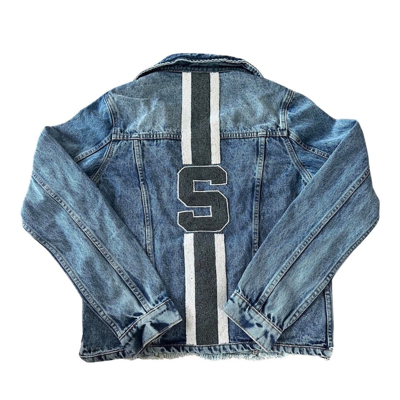 Custom College Jean Jacket - Etsy