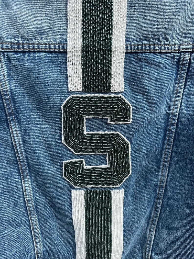 Custom College Jean Jacket - Etsy