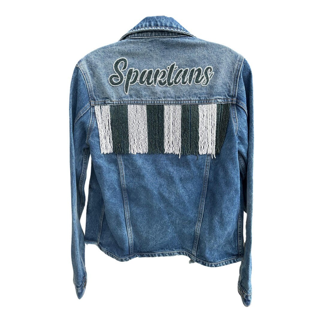 Custom College Jean Jacket - Etsy