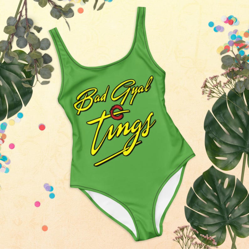 Bad Gyal Tings Swimsuit: Jamaican Vacation One-piece - Etsy