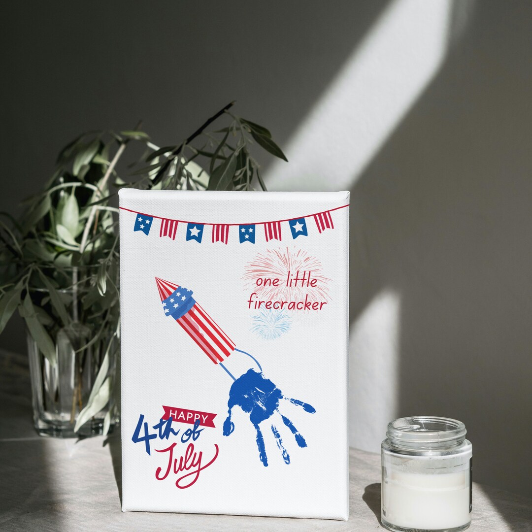 4th of July Handprint Art 4th of July Craft for Toddlers Handprint ...