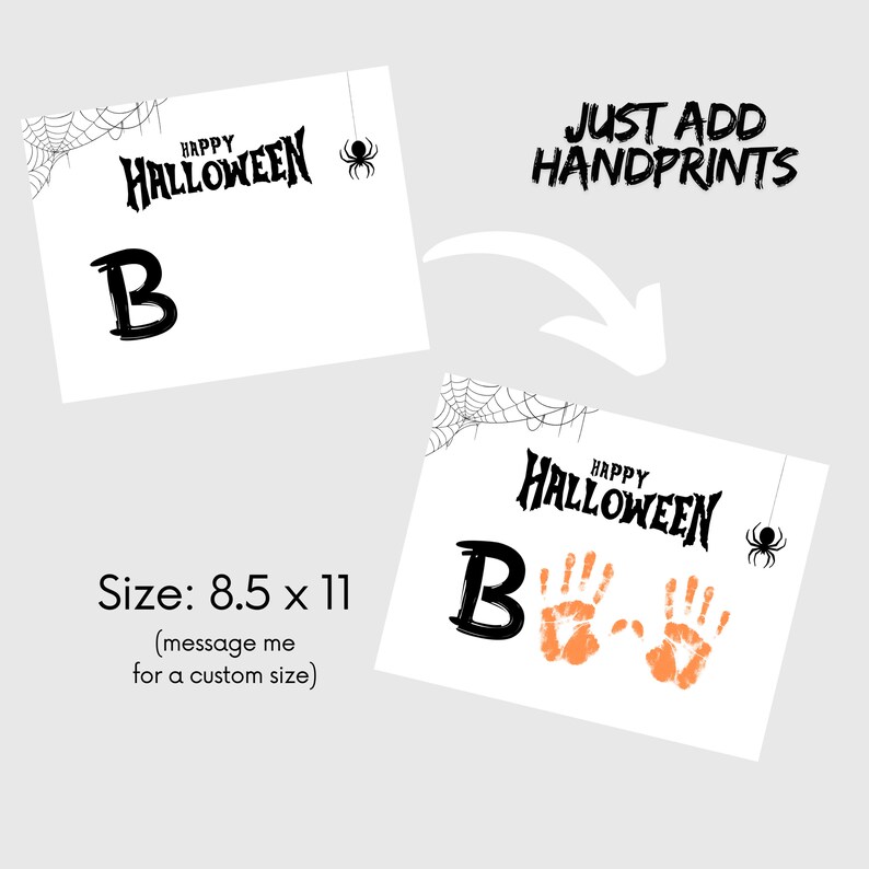 Boo Fall Handprint Craft for Kids Halloween Ghost Handprint Craft ...