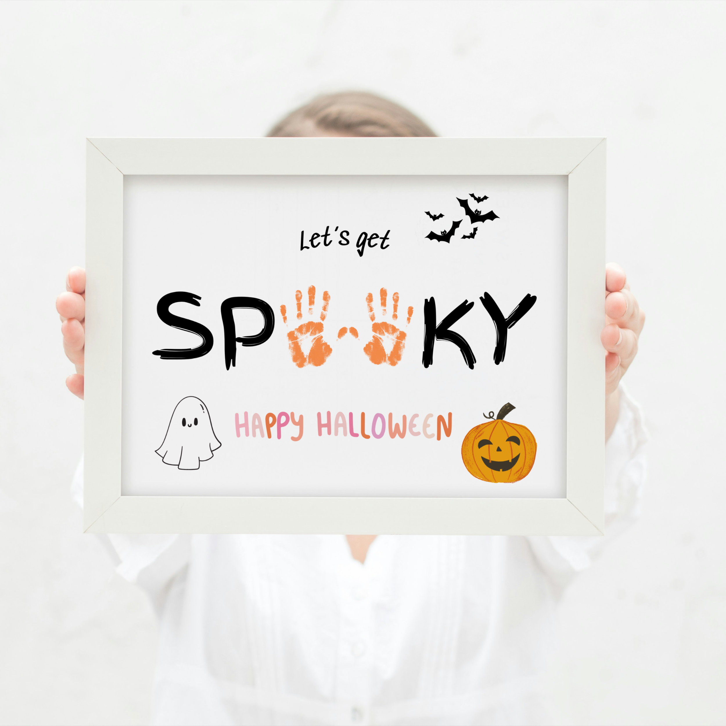 Spooky Halloween Handprint Craft | Halloween Handprint Art | Halloween ...