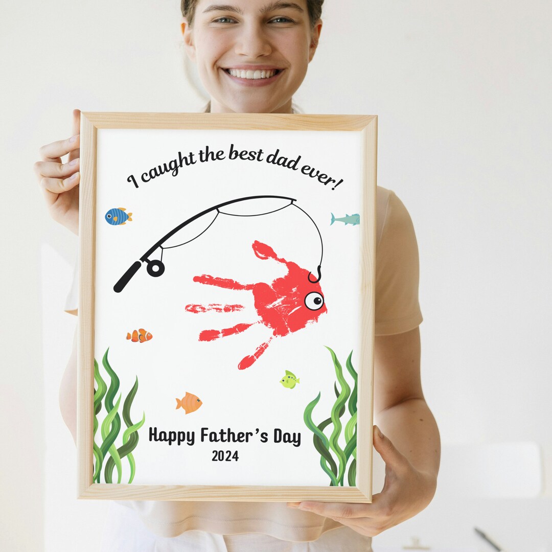 Father's Day Handprint Craft Gift for Dad Father's Day Craft Printable ...