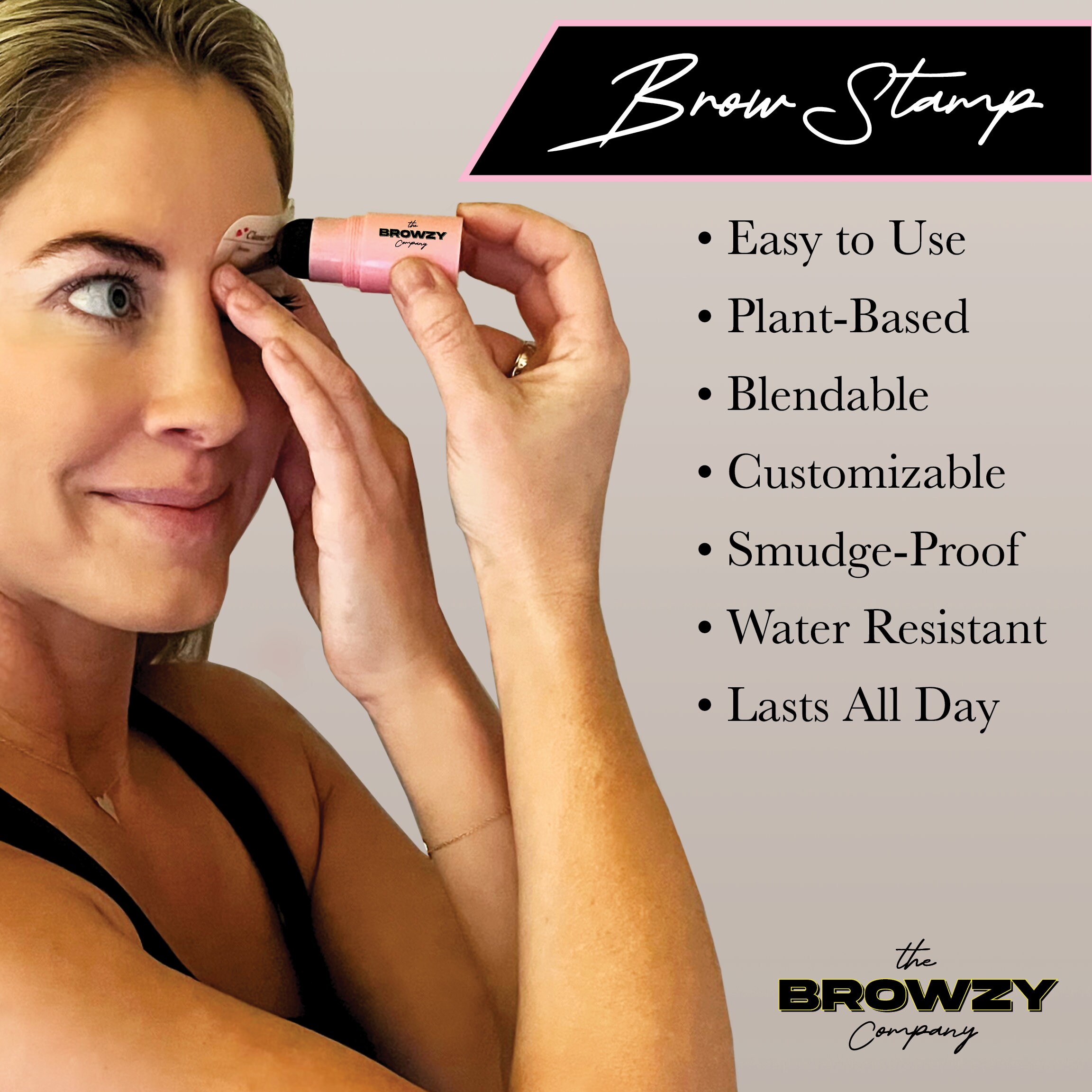 Eyebrow Stamp and Stencil Kit | Eyebrow Pomade Kit | Stamp on Eyebrow ...