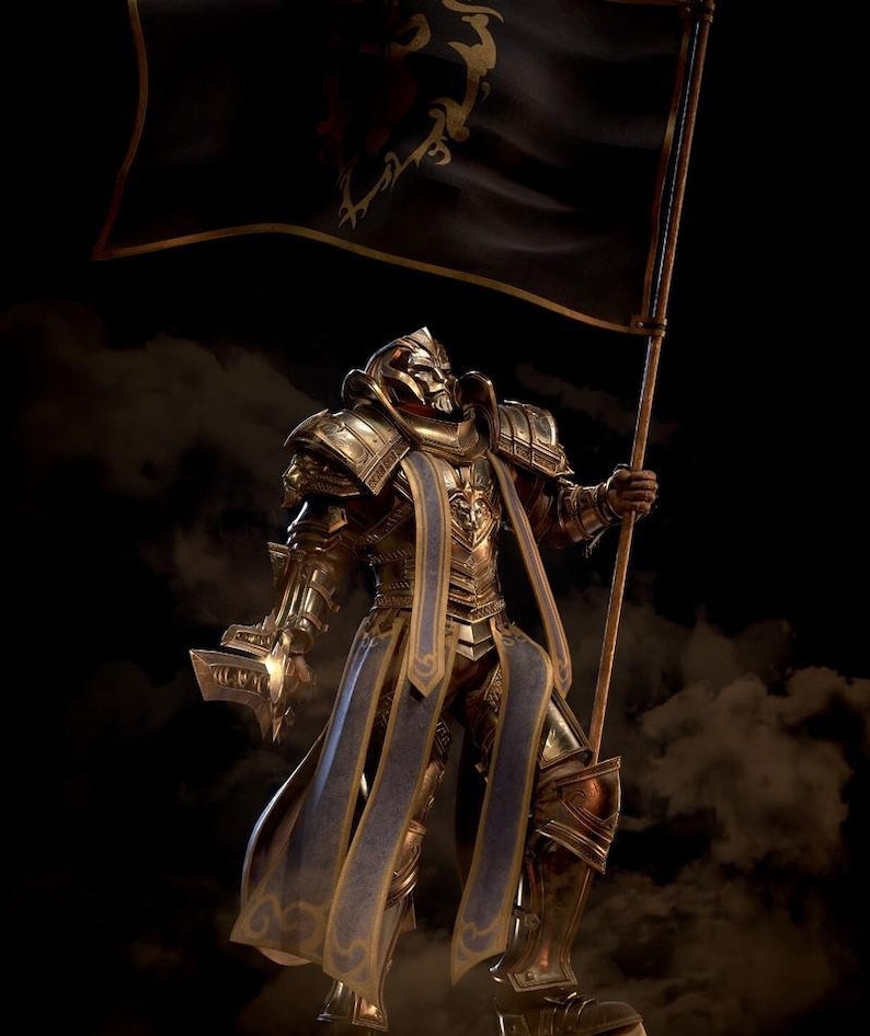 Anduin Wrynn 3D Design 3D Printer - Etsy