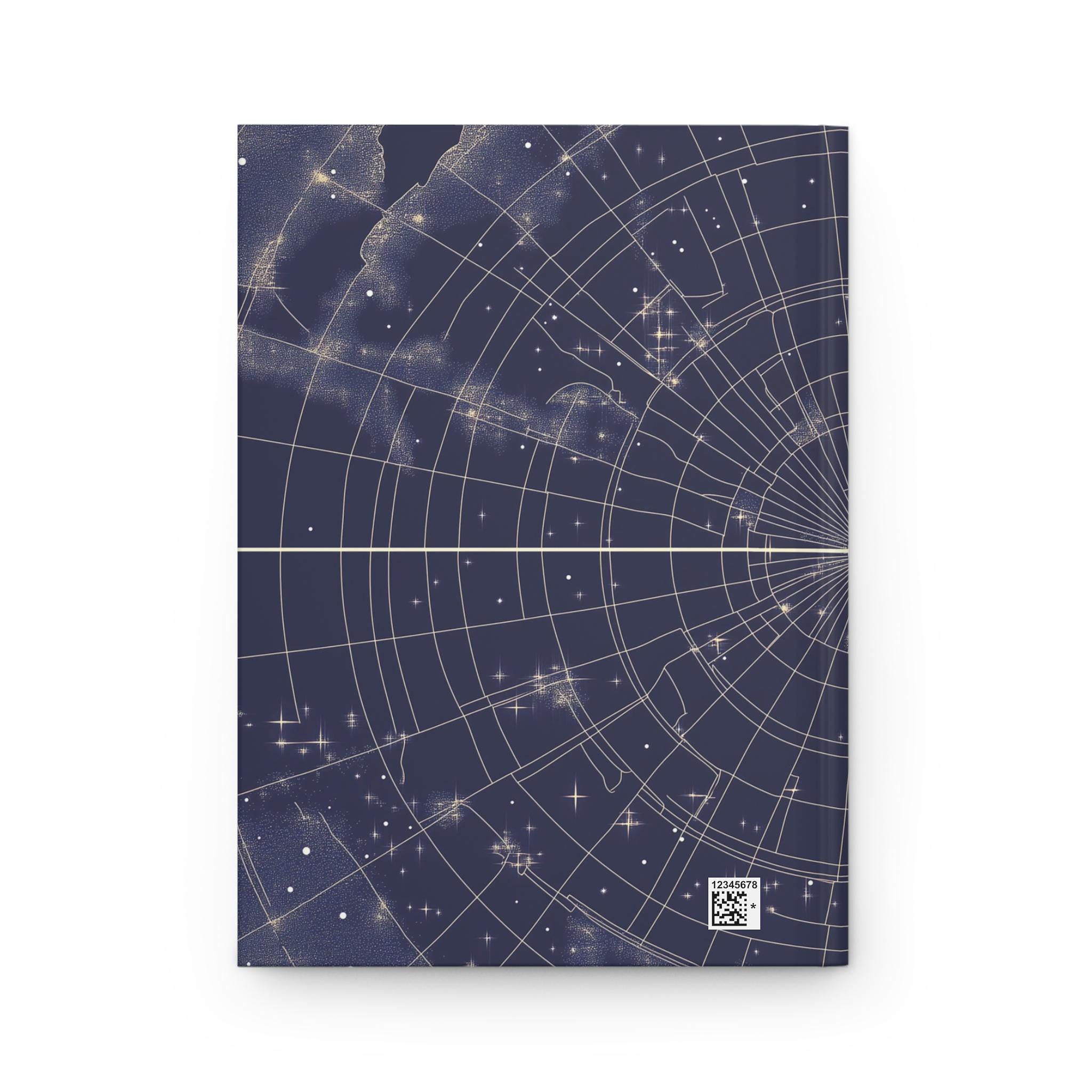 Sci Fi Hardcover Journal, Stars Space Celestial Map, Writing Notebook ...