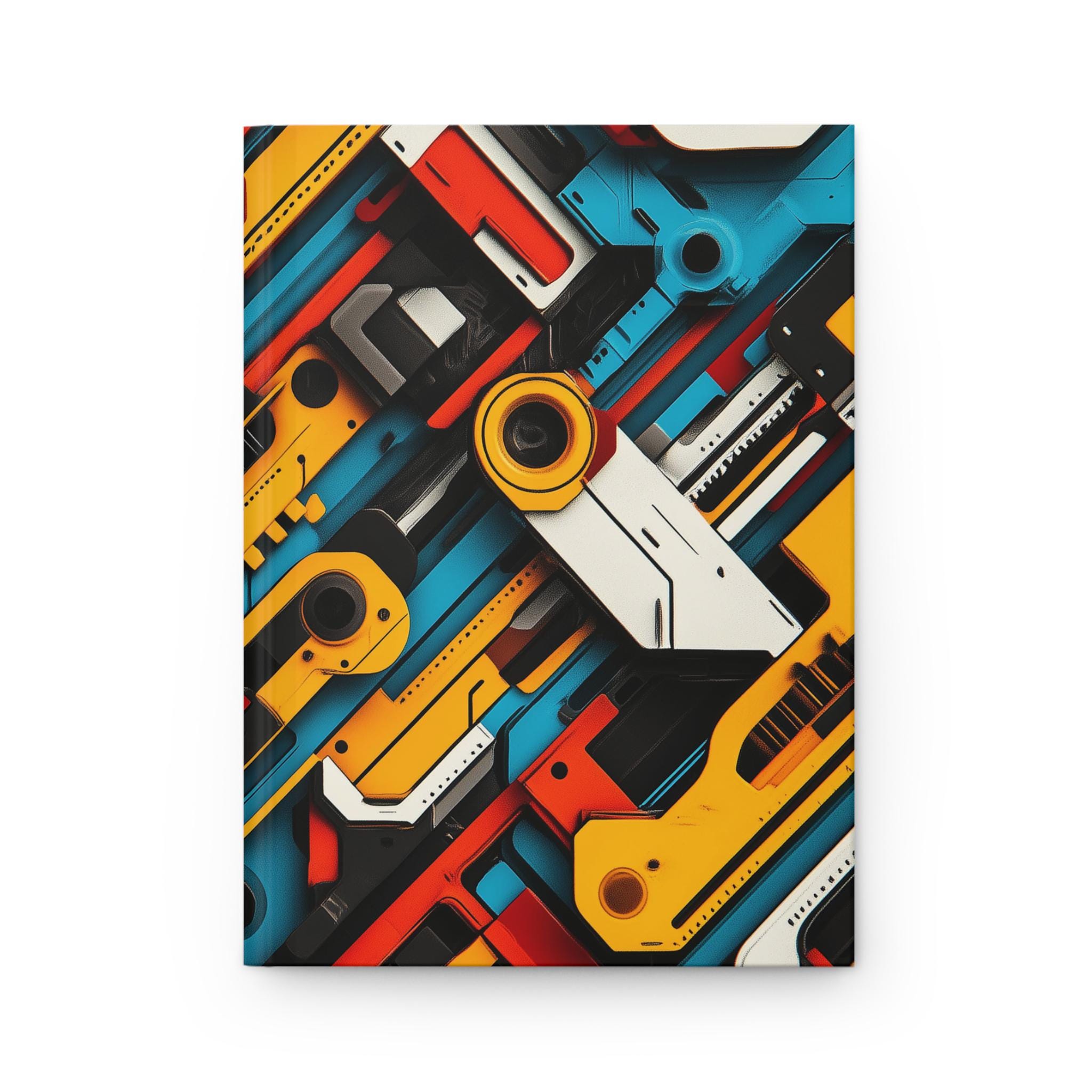 Sci Fi Hardcover Journal Matte, Cyberpunk Futuristic Diary Notebook ...