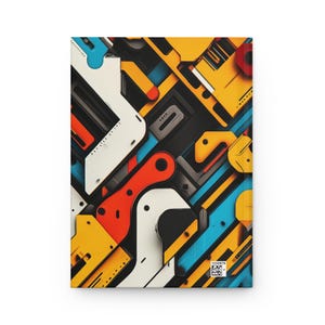 Sci Fi Hardcover Journal Matte, Cyberpunk Futuristic Diary Notebook ...