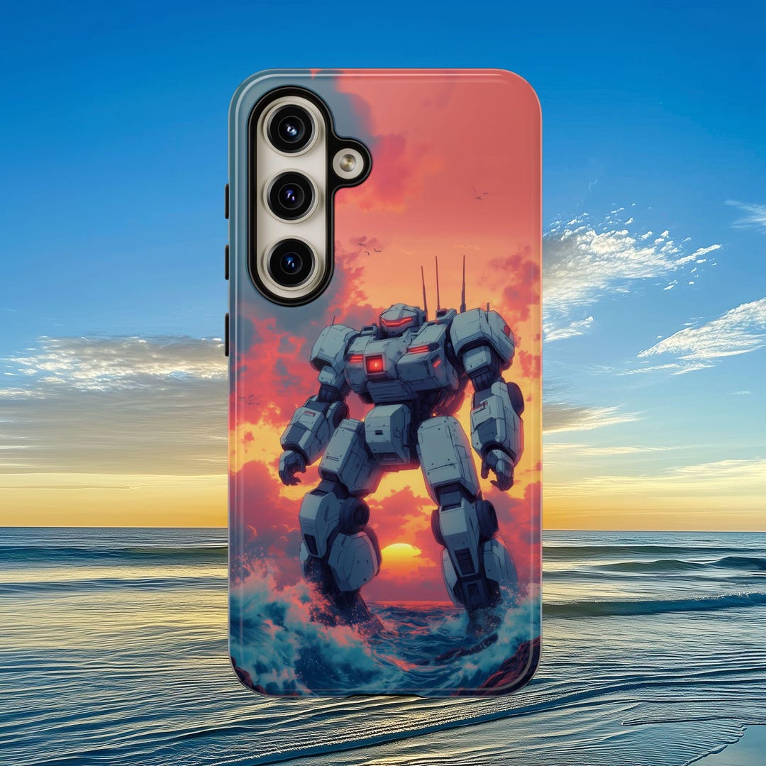 Anime Mech Sci Fi Gundam Tough Phone Case for Samsung Galaxy - Durable ...