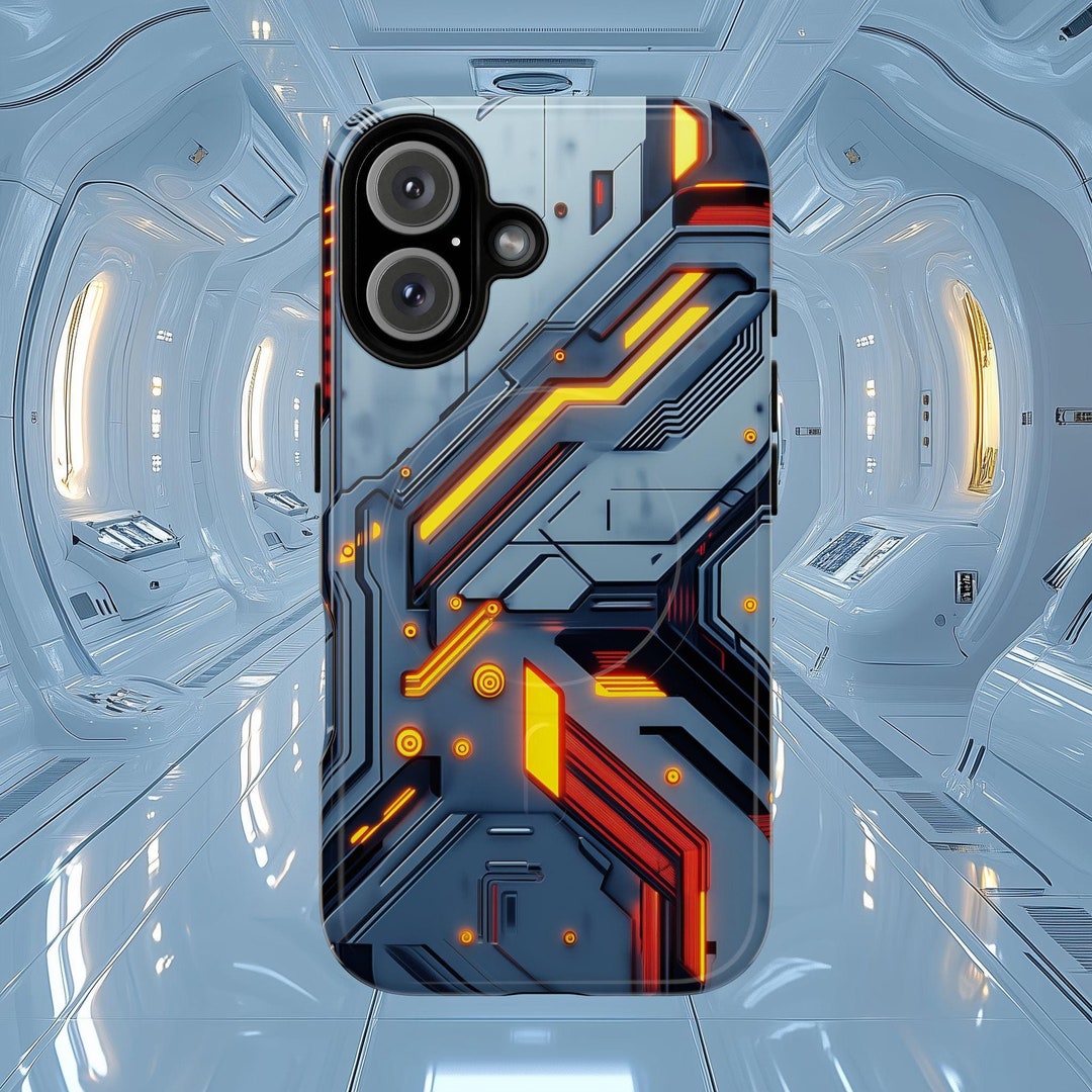 Cyberpunk Magnetic Cases, Sci Fi Tech Futuristic Magsafe, Tough Phone ...