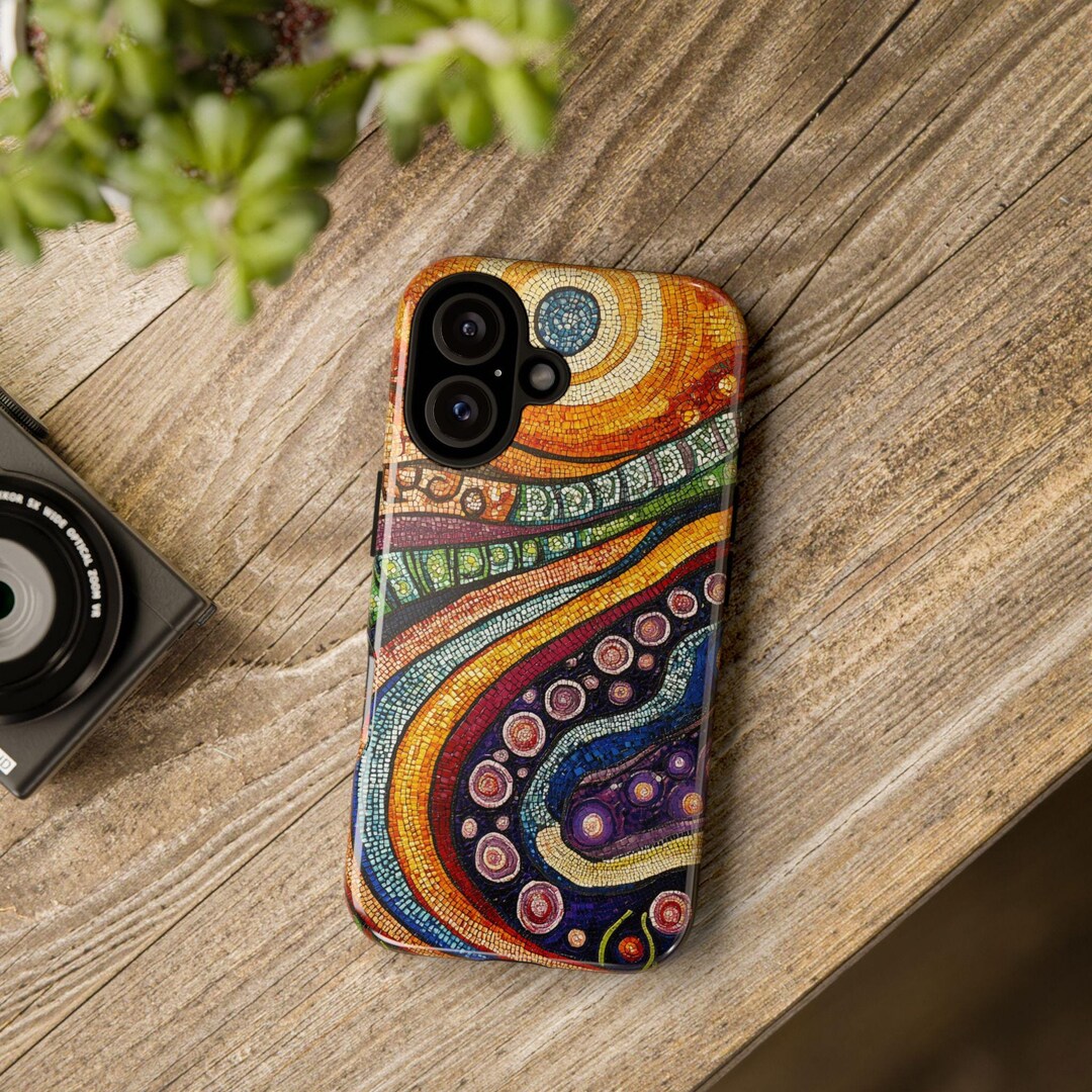 Aboriginal Art Tough Phone Case for Iphone, Indigenous Tribal Design ...