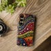 Aboriginal Art Tough Phone Case for Samsung Galaxy, Indigenous Tribal ...