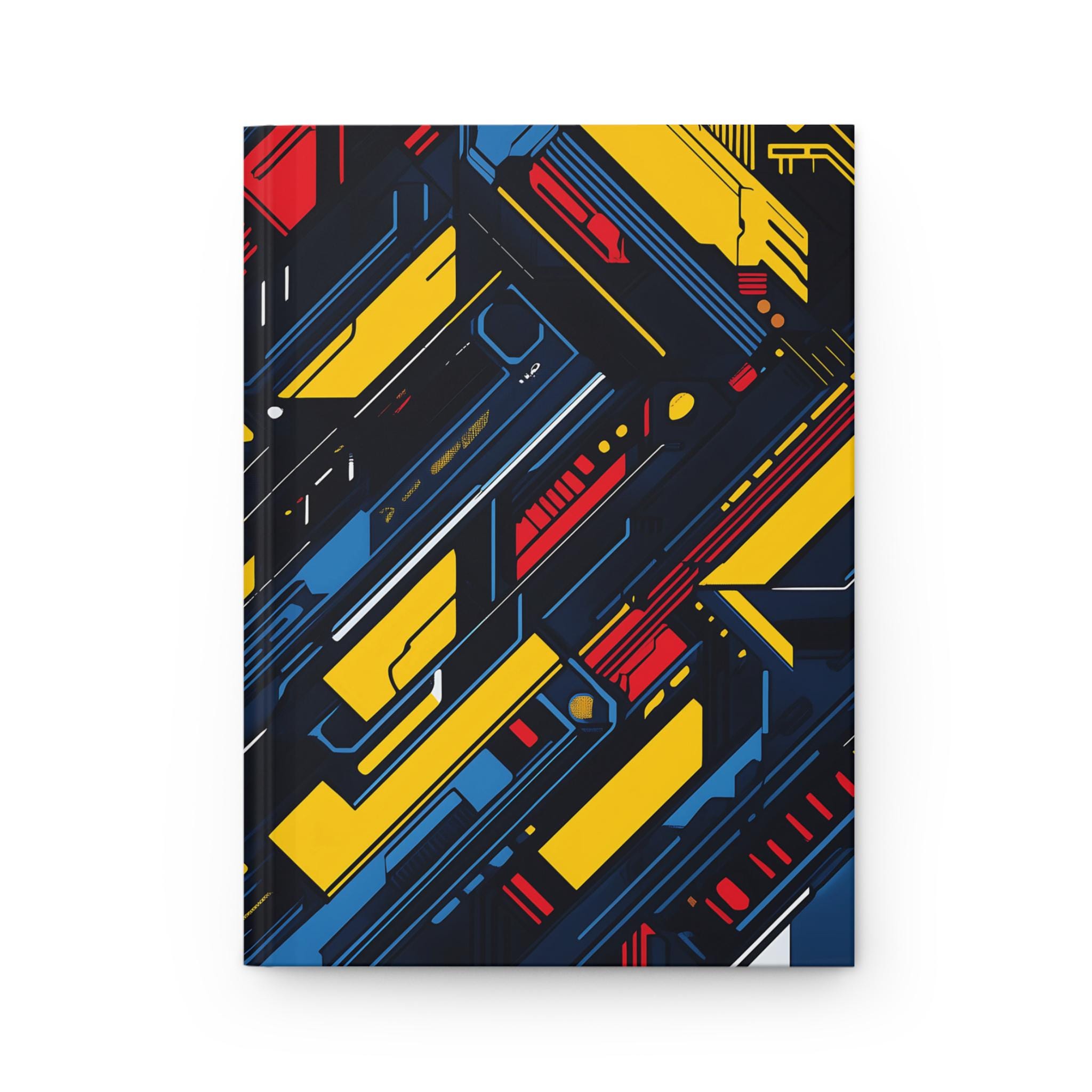 Sci Fi Hardcover Journal Matte, Cyberpunk Diary Notebook, Futuristic ...