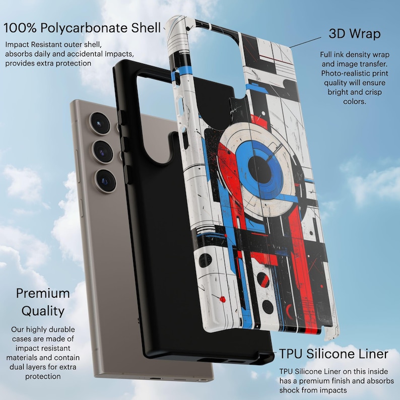 Samsung Galaxy Case, Cyberpunk Phone Cover, Sci Fi Tech Protective ...