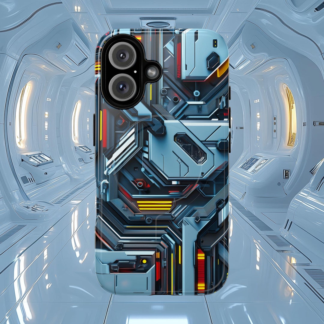 Sci Fi Magsafe iPhone Case, Cyberpunk Tough Magnetic Cases, Futuristic ...