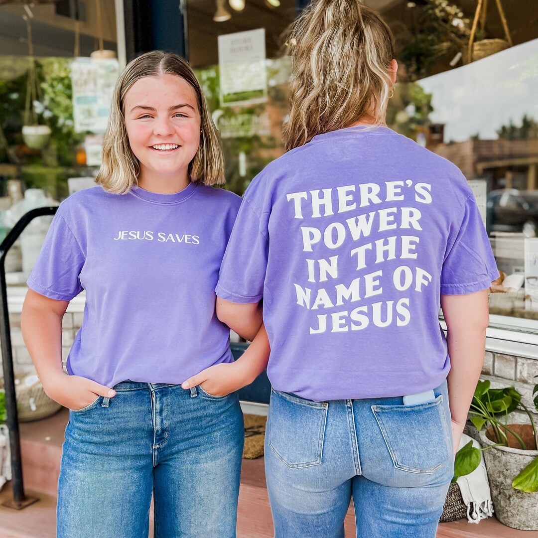 Jesus Saves Comfort Christian Shirts Christian Tshirts Bible Verse ...