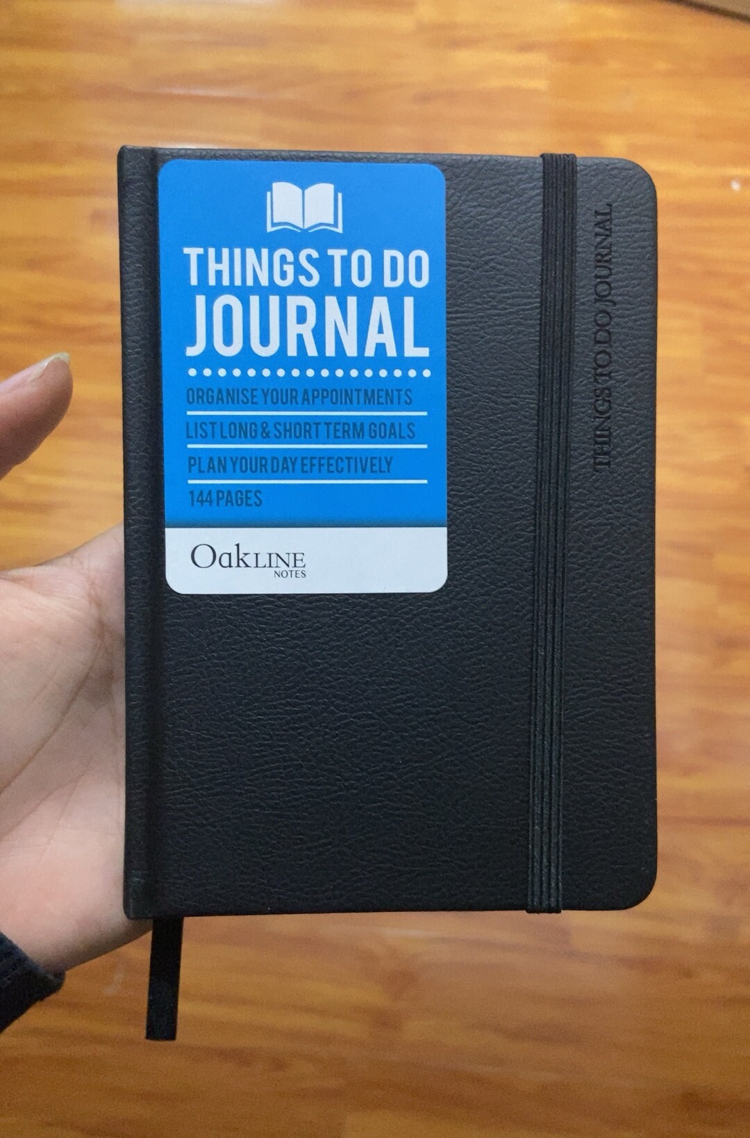 To Do List Journal Notebook Black A6 Pocket Size Productivity Planner ...