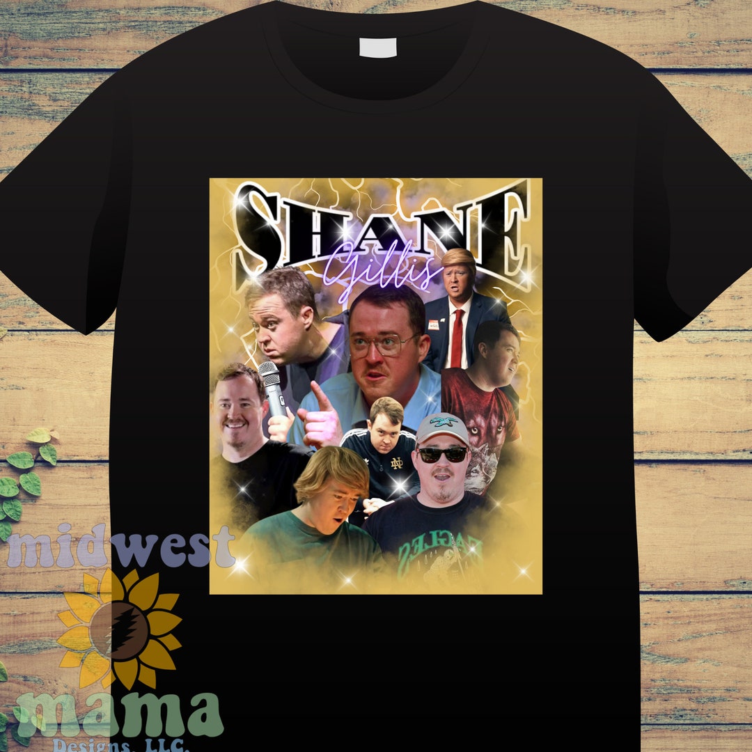 Shane Gillis Adult Sized Bootleg T Shirt **ORIGINAL DESIGN** in Black ...
