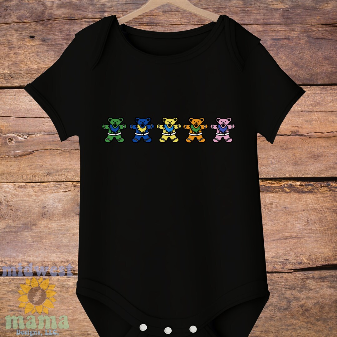 Infant Sized Grateful Dead Christmas Dancing Bear Gingerbread Man ...