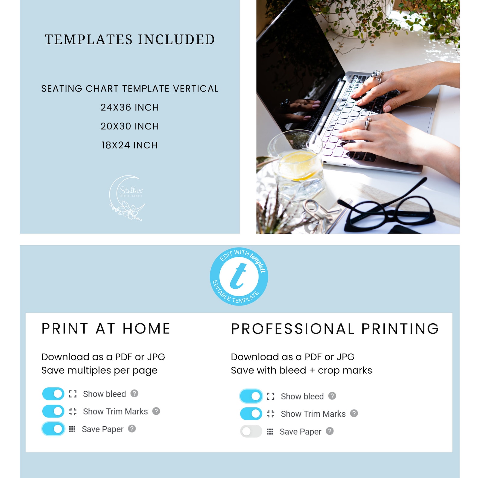 Tropical Seating Chart Template, Tropical Wedding Sign, Printable ...