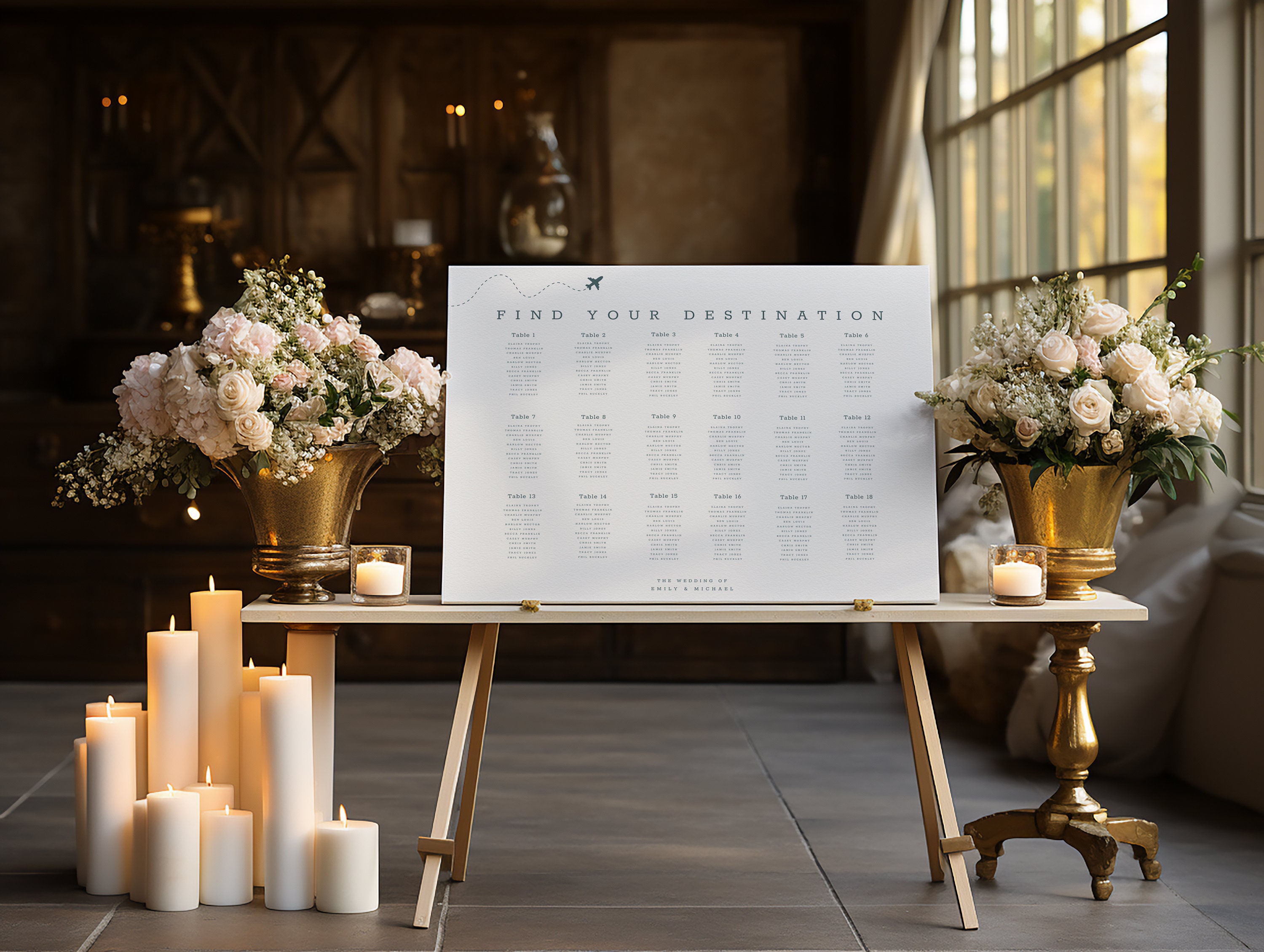 Find Your Destination Seating Chart, Seating Chart by Destination, Map ...