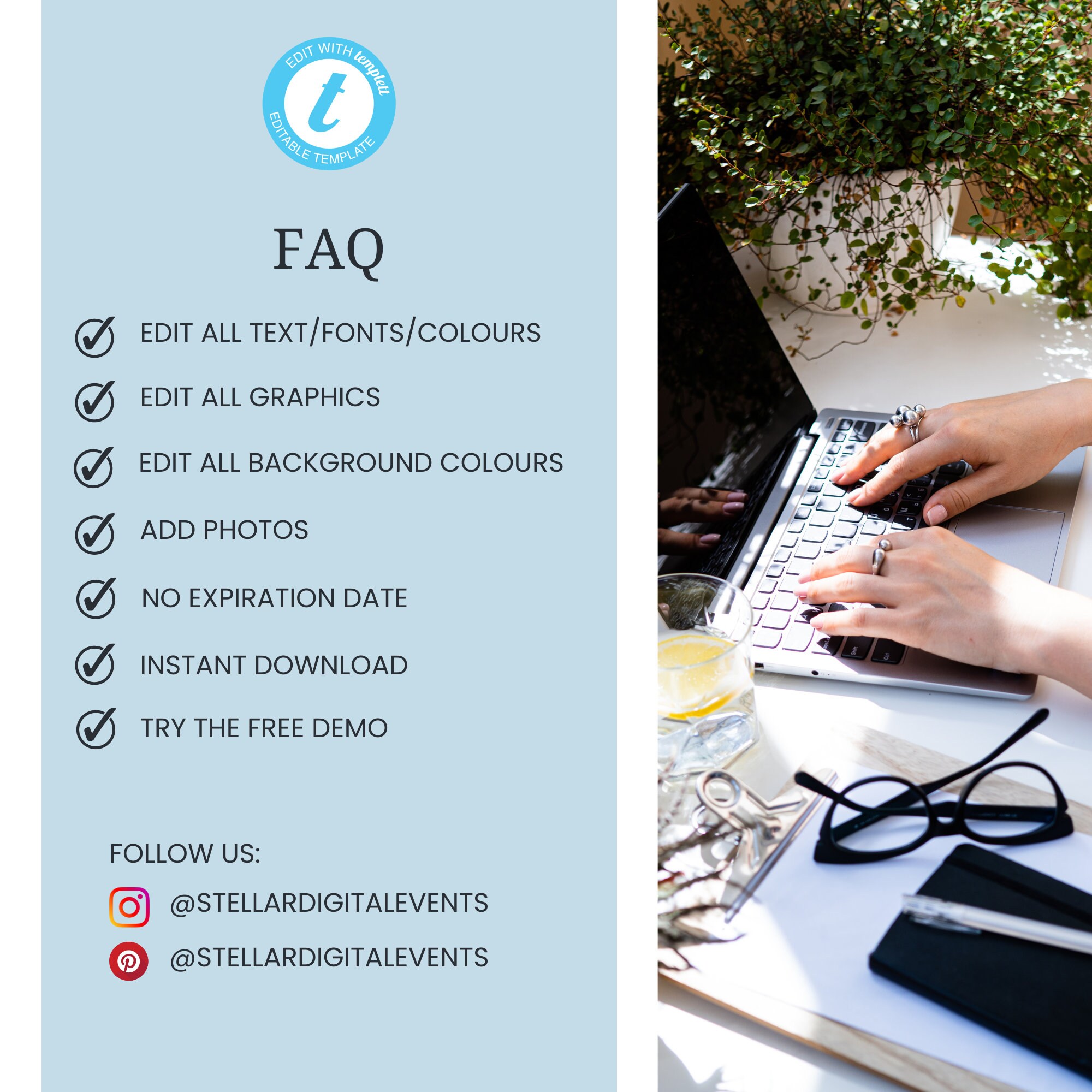 Peach Fuzz Arch Stacked Wedding Invitation Suite, Editable Modern ...