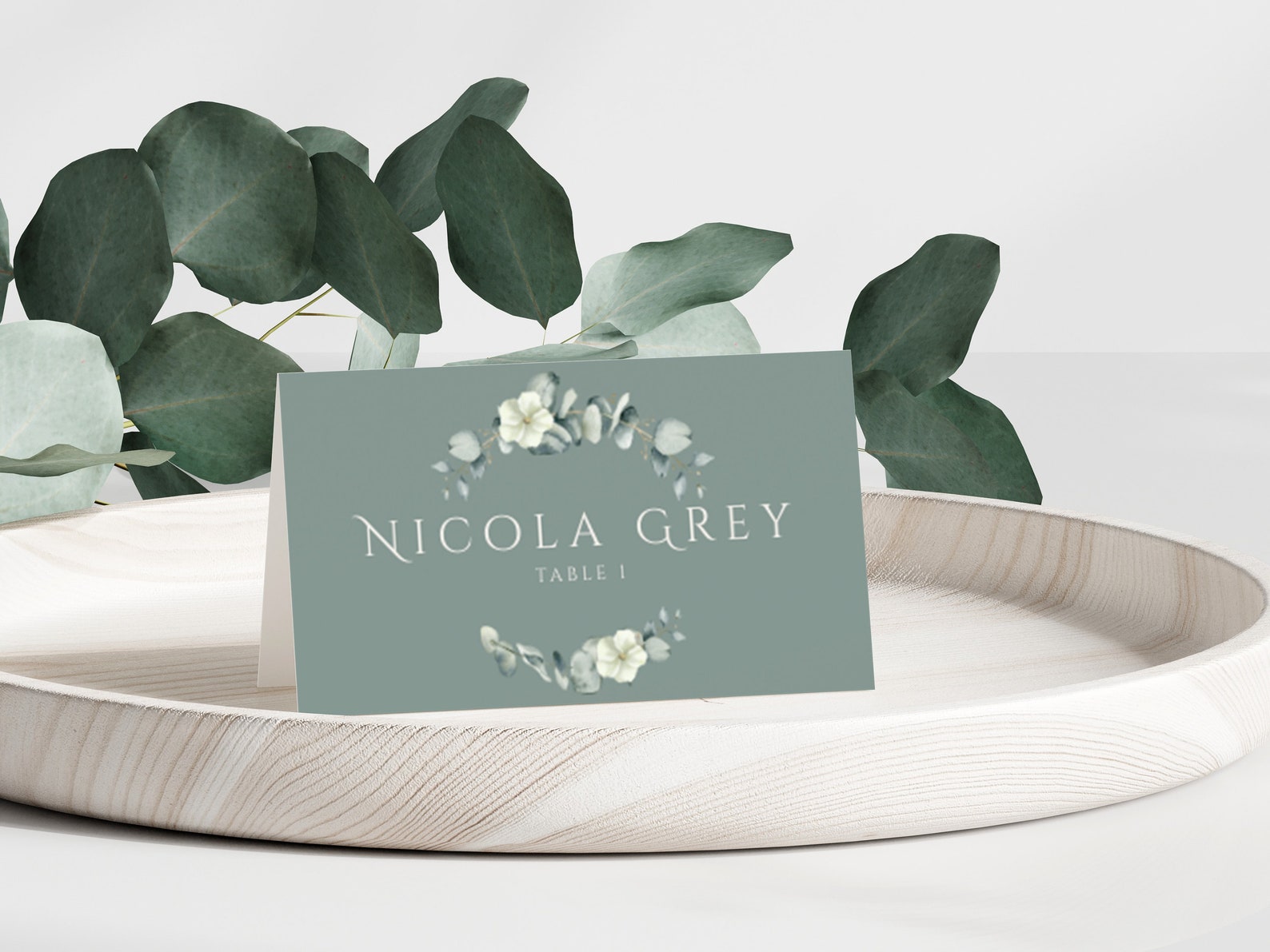 Printable Name Cards, Flat and Tent Folded, Wedding Place Card Names ...