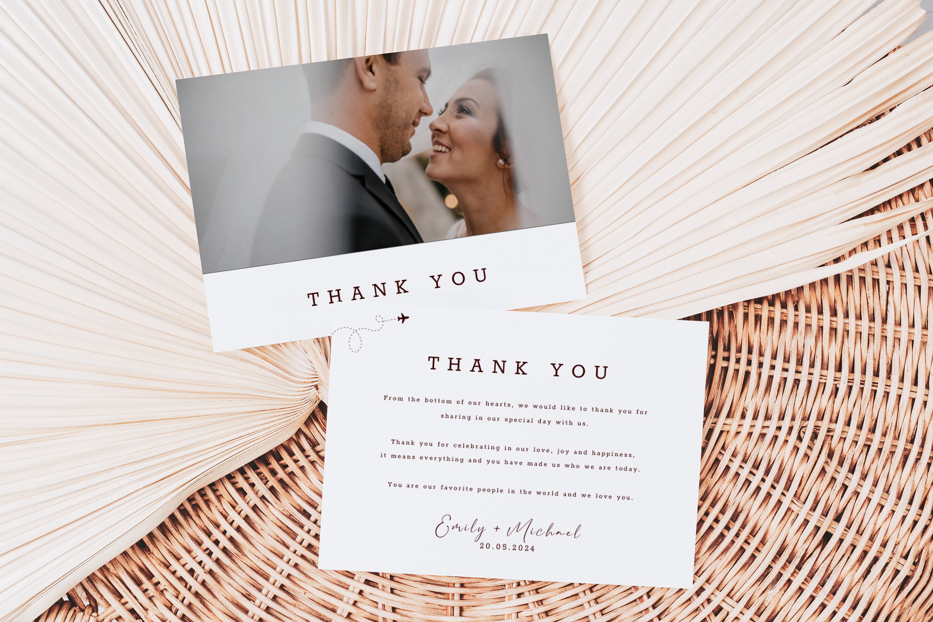 Destination wedding thank you cards 60 photos - Vianawedding.com