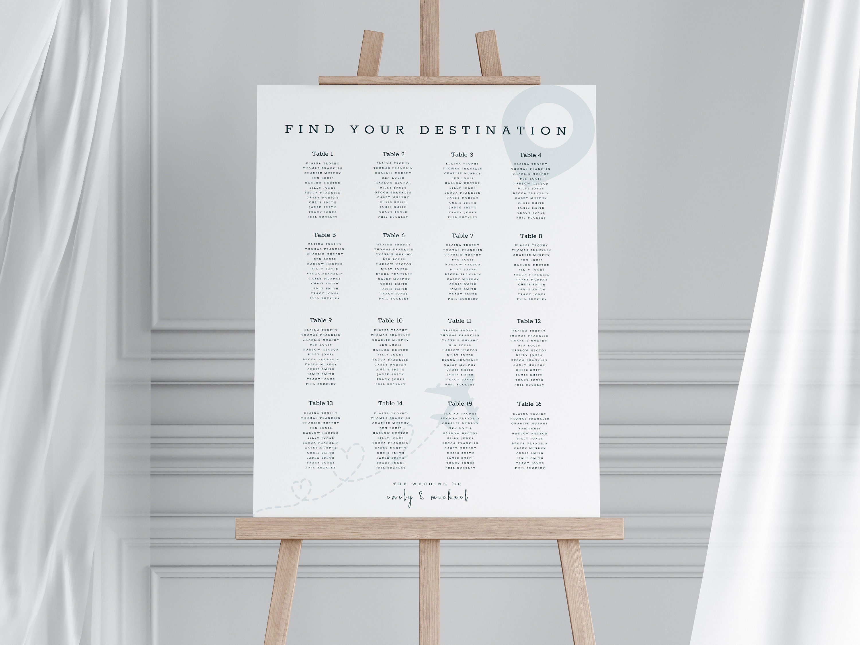 Find Your Destination Seating Chart, Destination Seating Chart, Travel ...