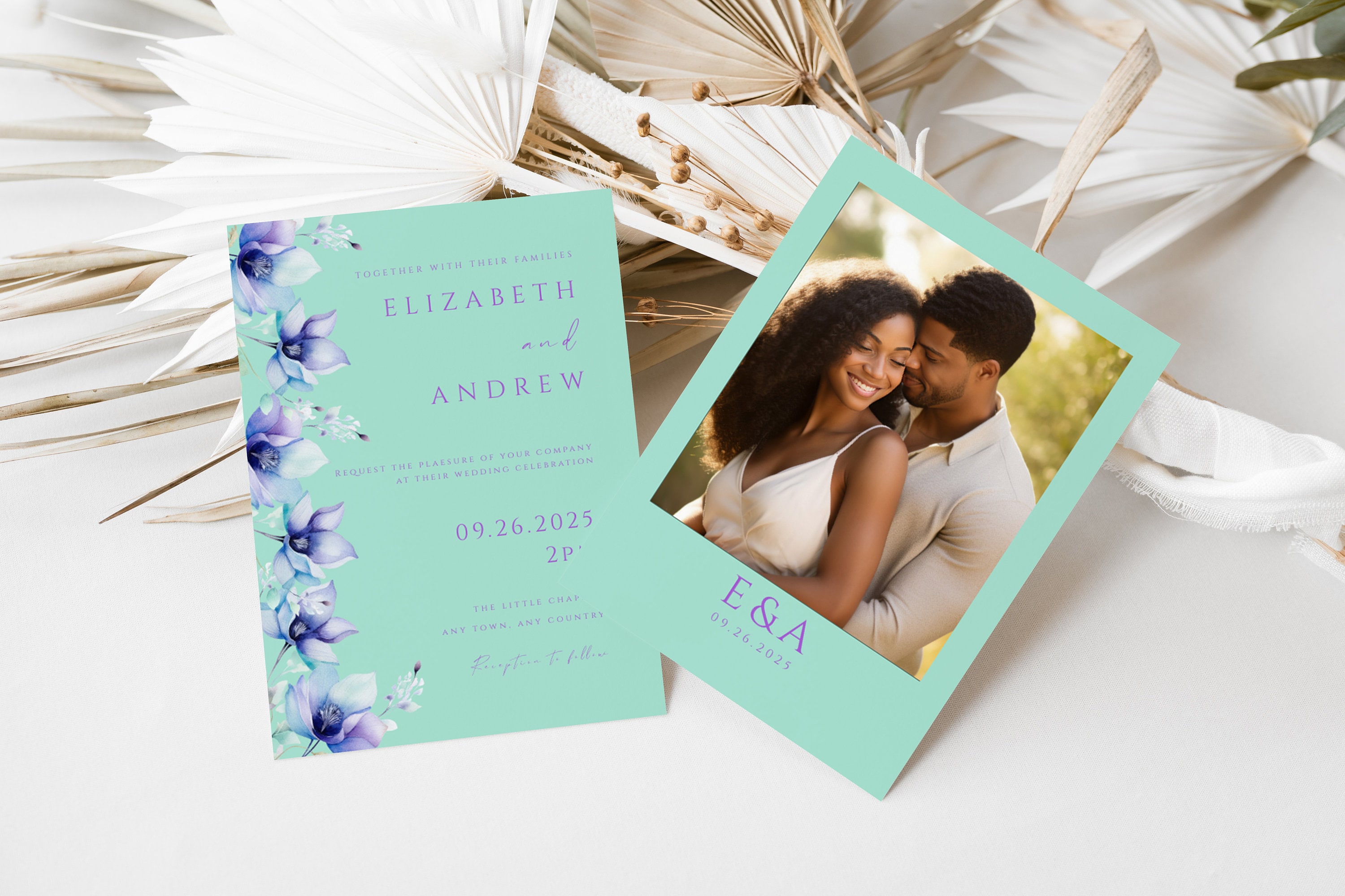 Mint Green Wedding Invitation Background, Minted Digital Wedding ...