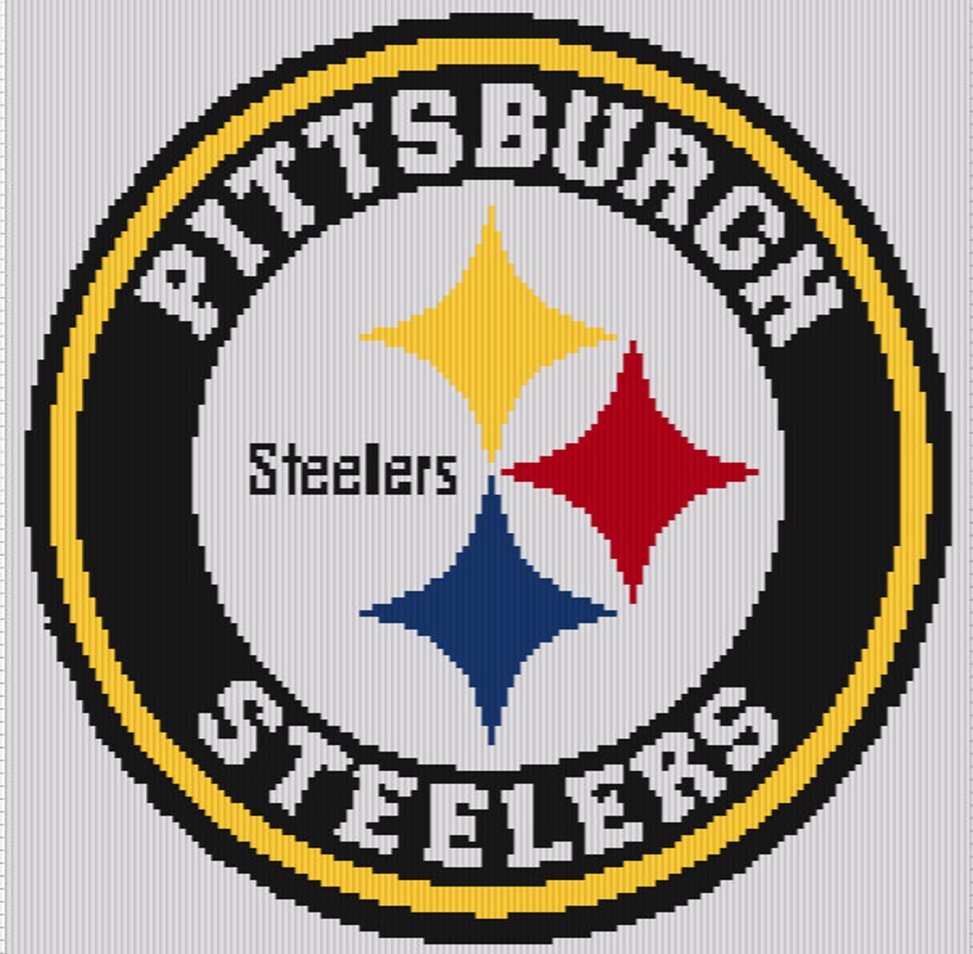 Pittsburgh Steelers Crochet Graphgan/word Chart - Etsy