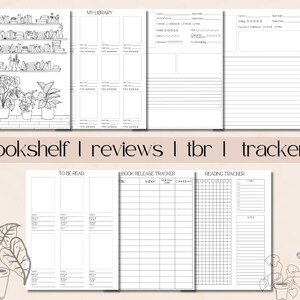 Book Journal, Reading Journal, Book Review Journal, Printable Book ...