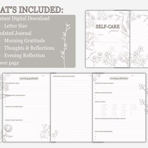 Self-care Journal, Self-care Workbook, Self Love, Daily Gratitude, Mood ...
