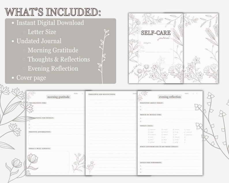 Self-care Journal Self-care Workbook Self Love Daily - Etsy