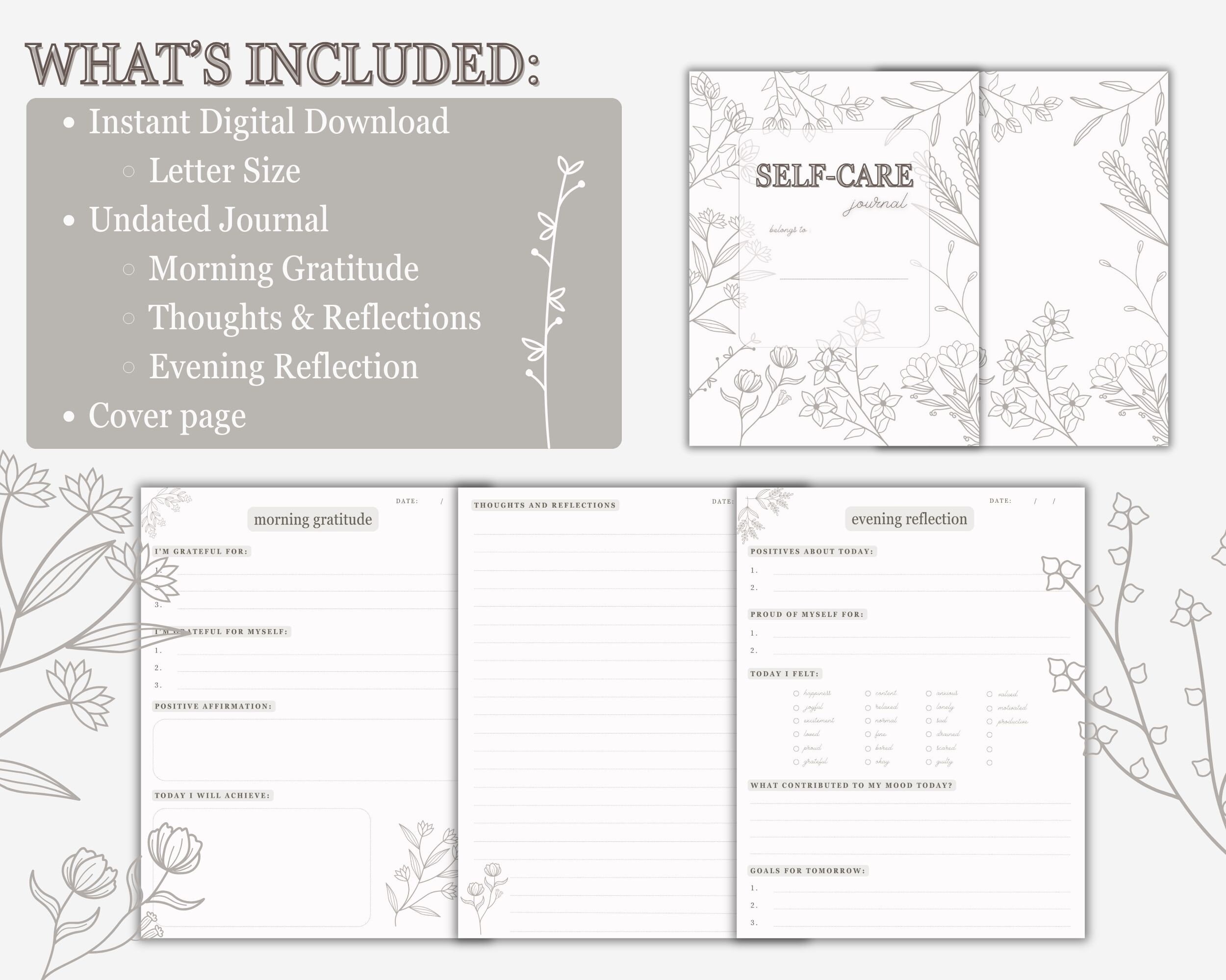 Self-care Journal Self-care Workbook Self Love Daily - Etsy