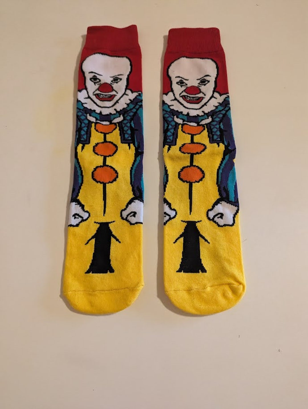 Pennywise Clown Casual Socks - Etsy