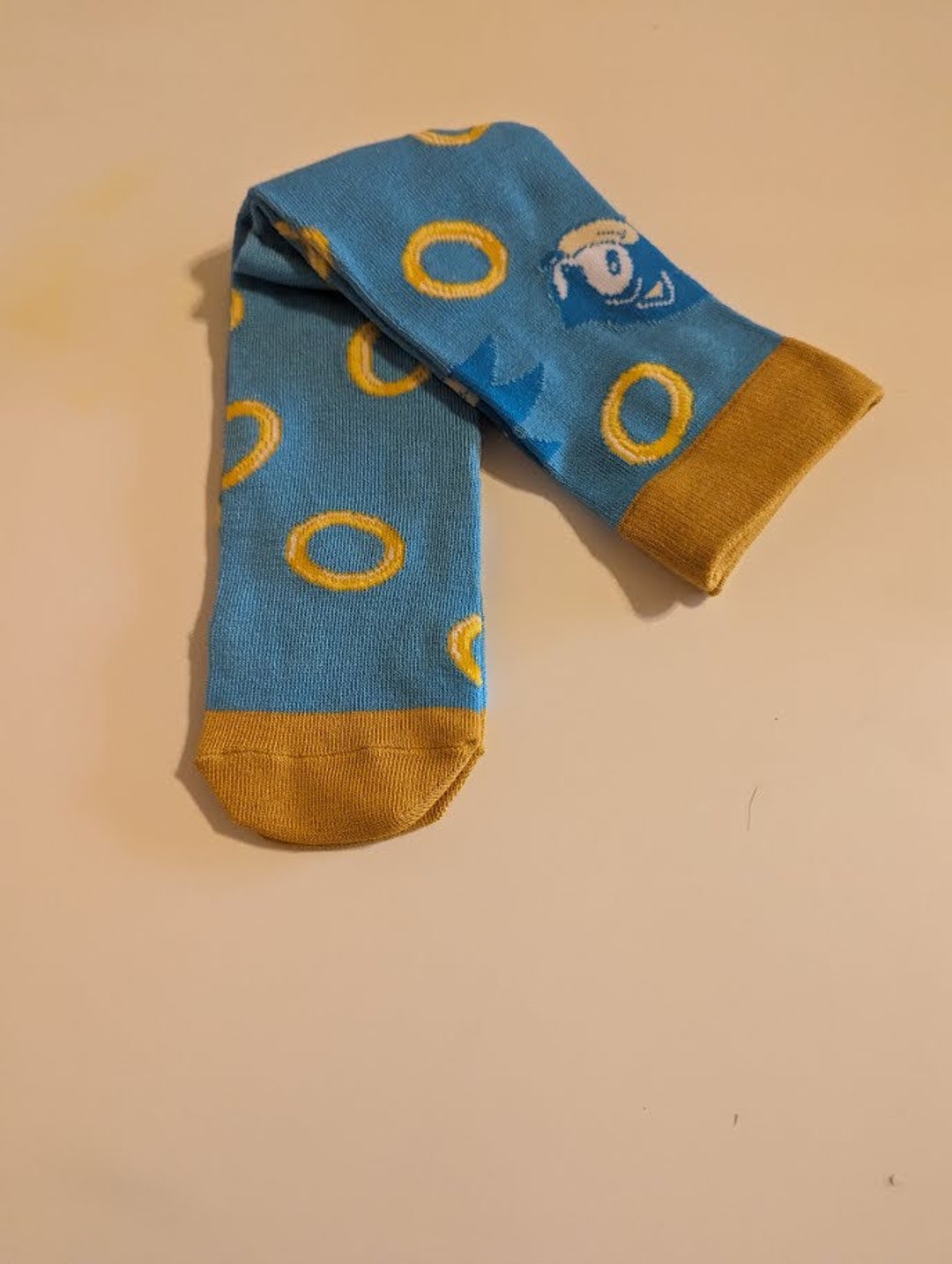 Golden Rings Socks From Sonic the Hedgehog - Etsy