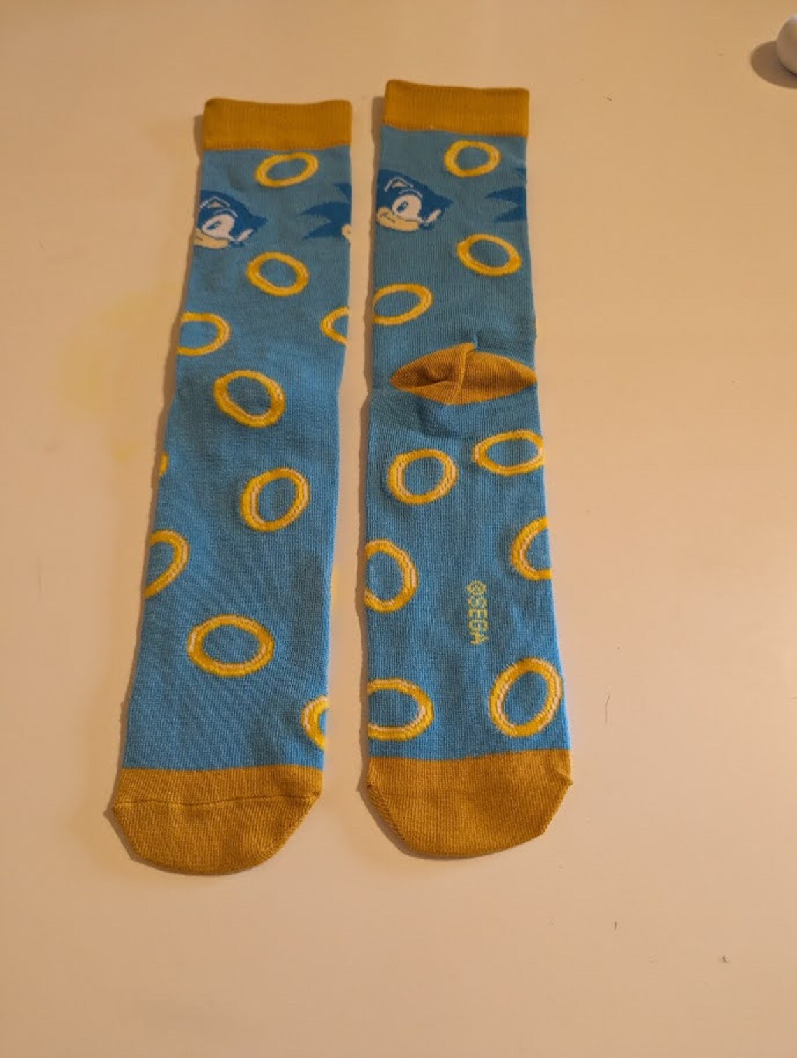 Golden Rings Socks From Sonic the Hedgehog - Etsy