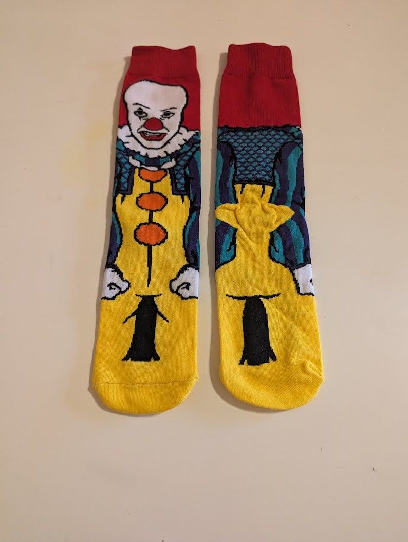 Pennywise Clown Casual Socks - Etsy