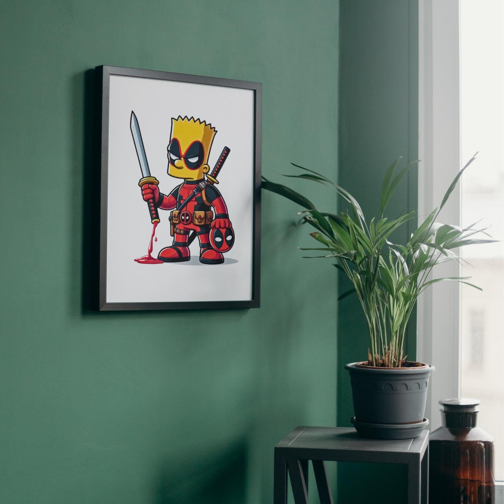 Deadpool Bart Svg Bundle, 30 Deadpool Design, Deadpool Svg, Simpsons ...