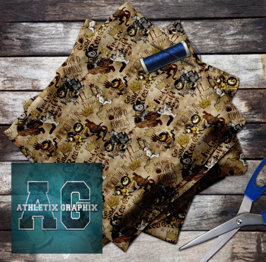 Wild Things Seamless Repeat Pattern for Fabric Sublimation Seamless ...