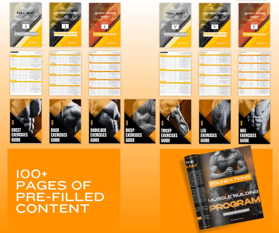 Program Templates for Fitness Coaches Professional Training Plans Gym ...