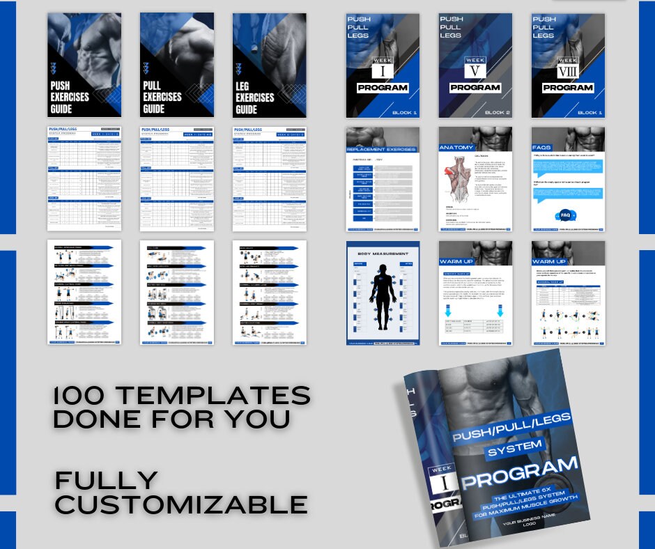 Workout Templates Training Programs Fitness Coaches Templates Gym Plan ...