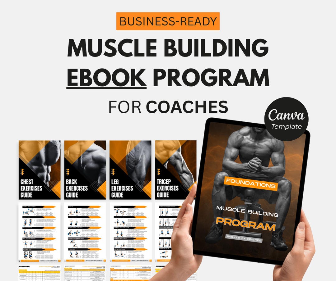 Gym Program Templates | 100+ Editable Canva Designs, Training Plans ...
