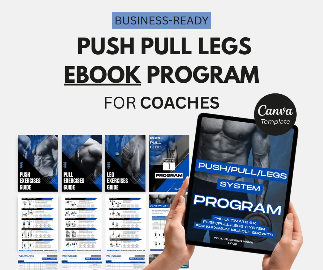 Workout Templates Push Pull Legs Training Programs Fitness Coaches ...