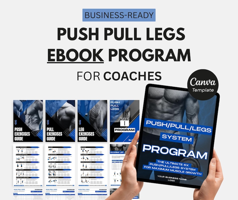 Workout Templates Push Pull Legs Training Programs Fitness Coaches ...
