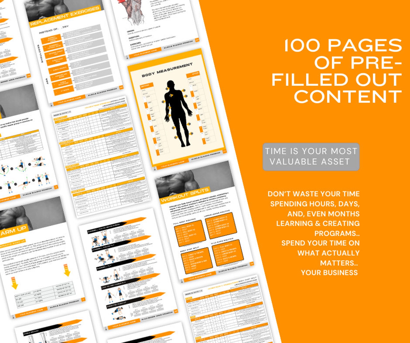 Program Templates for Fitness Coaches Professional Training Plans Gym ...